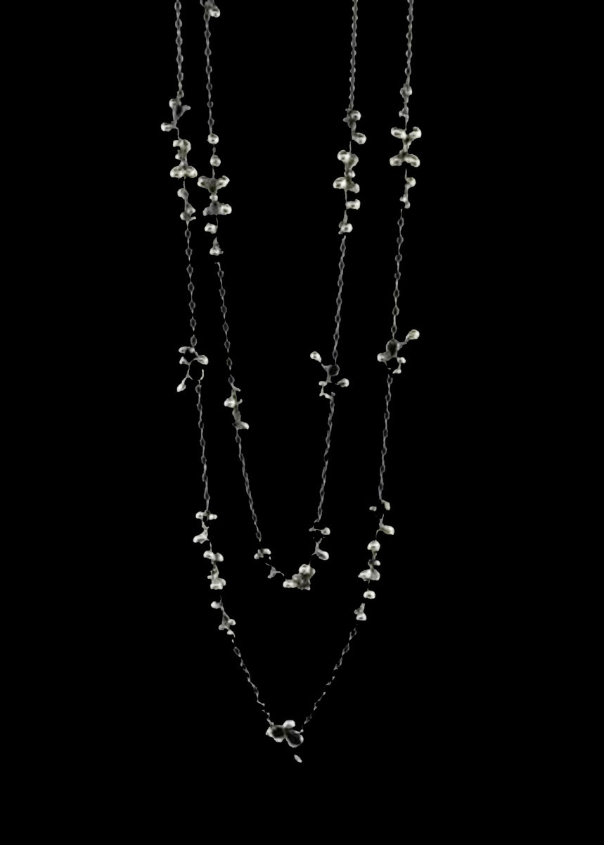 Molten Clusters Long Necklace – tenthousandthingsnyc