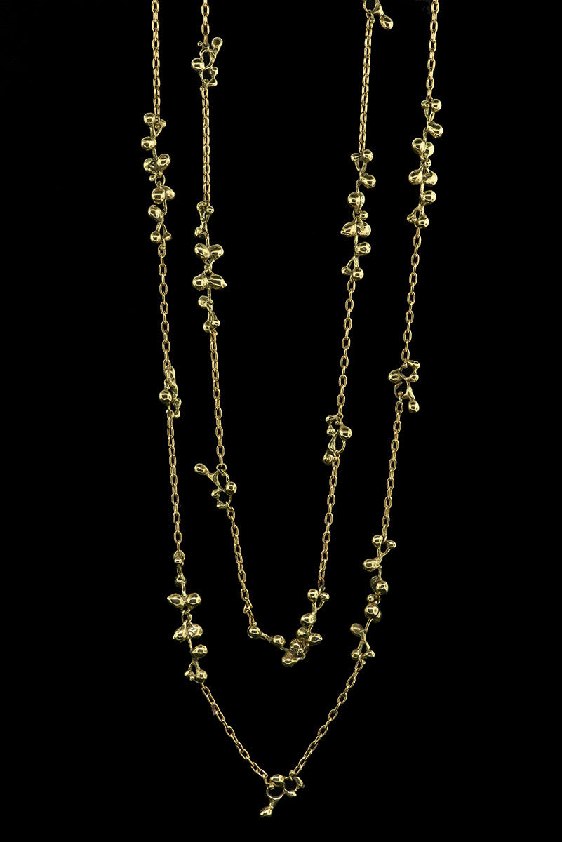 Molten Clusters Long Necklace – tenthousandthingsnyc