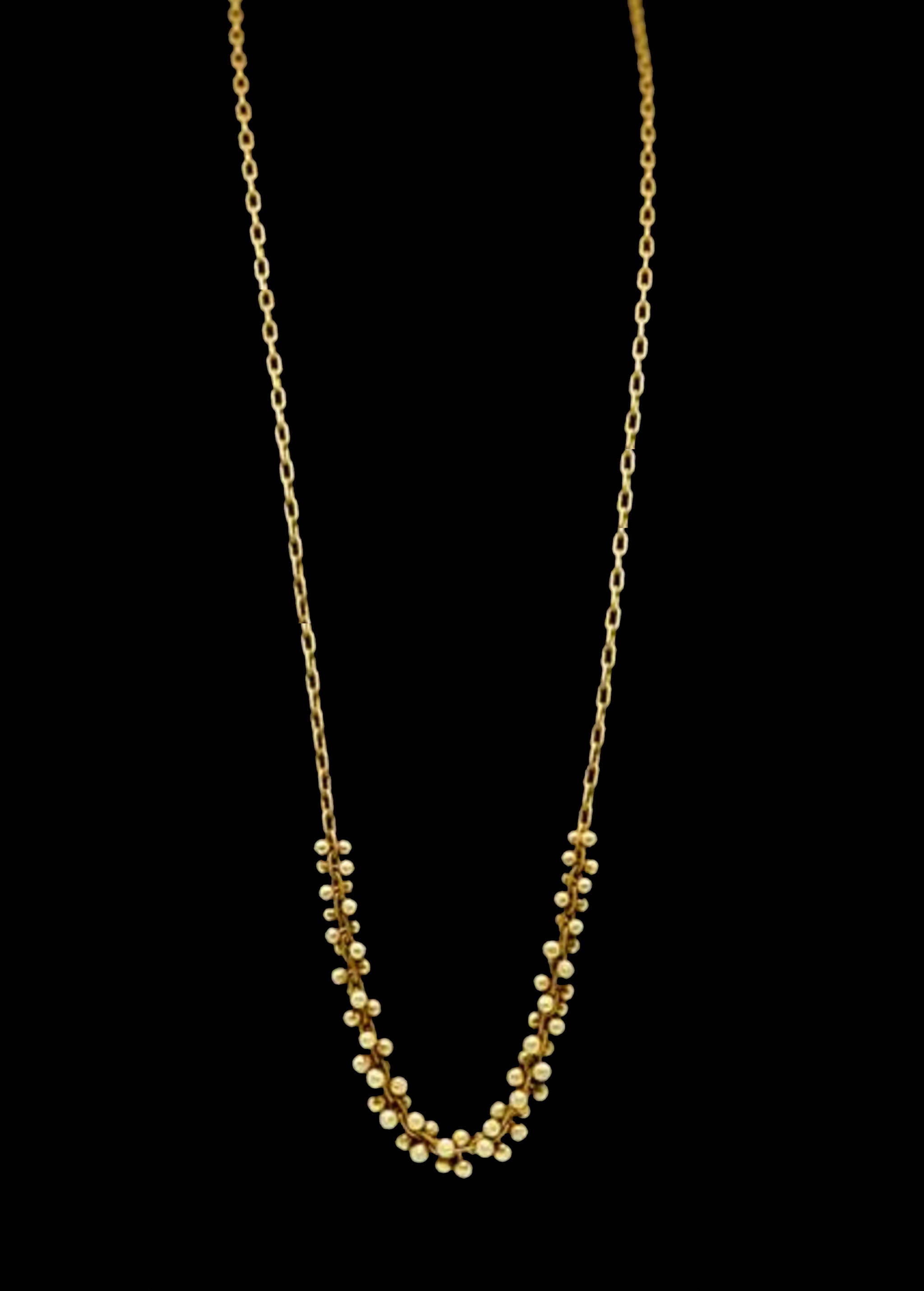 Beaded Center Cluster Necklace – tenthousandthingsnyc